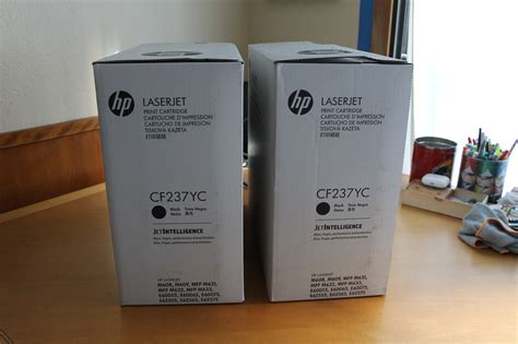 Genuine HP CF237YC Black High Yield Toner Cartridge WHITE BOX LOT OF 2 ...