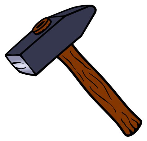 Clipart Hammer Coloured