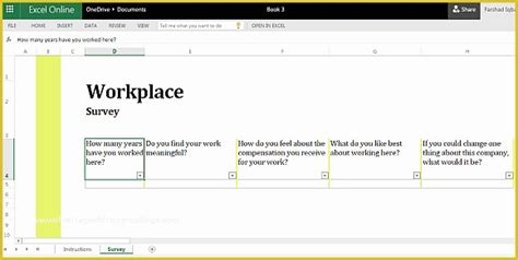 Free Poll Template Of 12 Survey Excel Template Exceltemplates