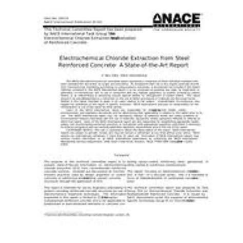 Nace 01101 Standardization Meets Expectations With International