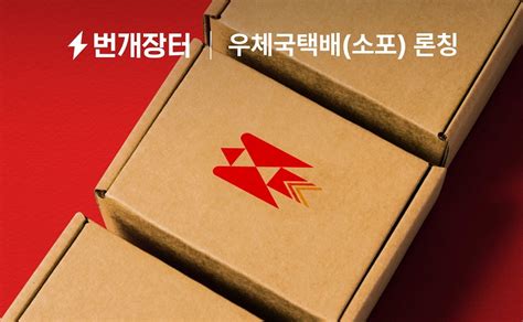 번개장터 우정사업본부와 함께 우체국소포 론칭