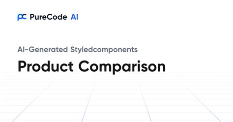 build great styledcomponents product comparison components faster using