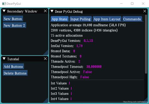Python Dearpygui 进阶dearpygui 字体颜色 Csdn博客