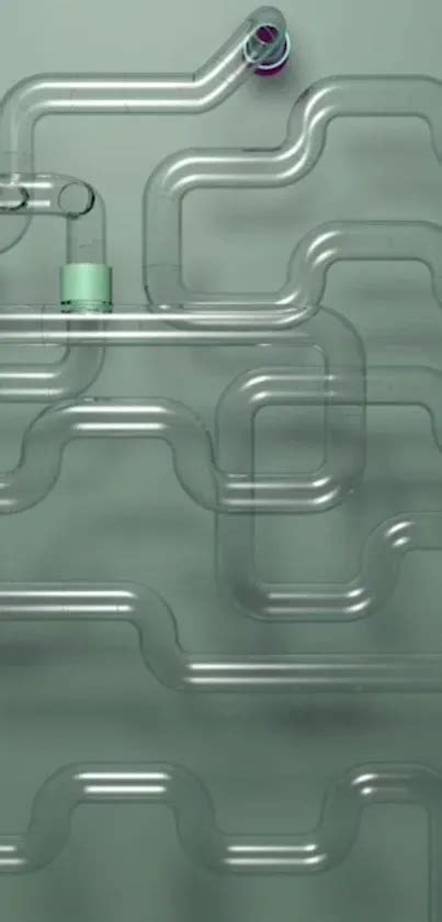 Futuristic Pipe Mobile Wallpaper Free Download