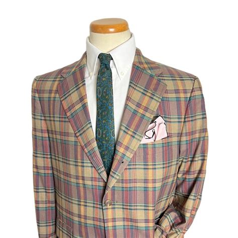 Madras Sport Coat Etsy