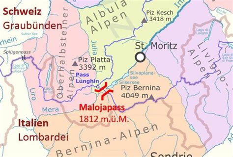 Malojapass Wikipedia St Moritz Lombardei Reiseziele
