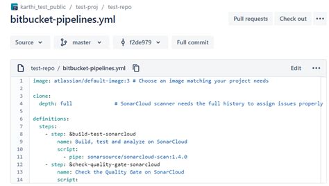 Not Getting Sonarcloud Analysis Report On Bitbucket Cloud Pull Request Sonarqube Cloud Sonar