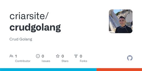 GitHub Criarsite Crudgolang Crud Golang