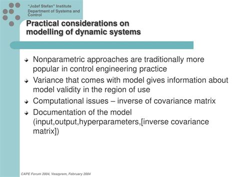 ppt modelling and control of nonlinear dynamic systems with gaussian