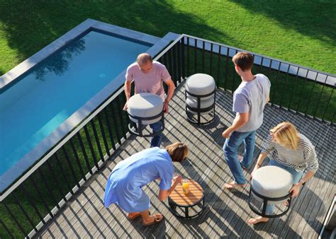 Un Pouf Dextérieur Au Design Tendance Pour Un Confort Agréable