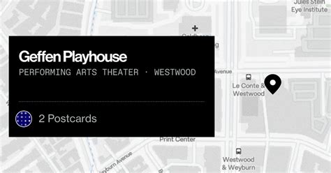 Geffen Playhouse On Postcard