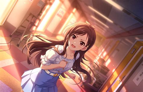 Safebooru Brown Hair Dress Idolmaster Cinderella Girls Starlight