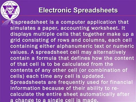 Acct120 Class 14 Microsoft Excel Features Ppt