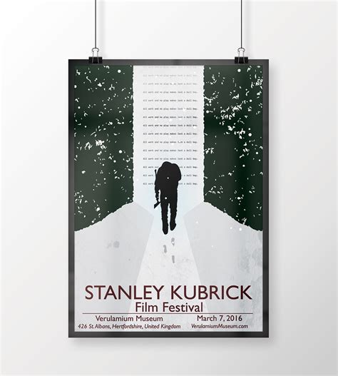 Stanley Kubrick Poster Series On Behance