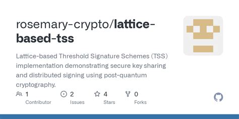 Github Rosemary Cryptolattice Based Tss Lattice Based Threshold Signature Schemes Tss