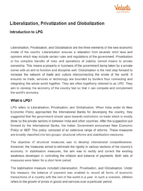 Liberalization Privatization And Globalization Pdf