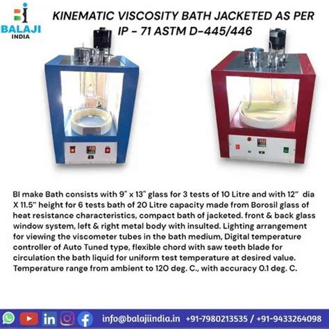 Oil Kinematic Viscosity Jacketed Model At ₹ 45000piece Laboratory