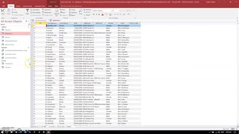 Access Link Table Between Tables Youtube