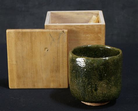 Oribe Chawan Green 1950