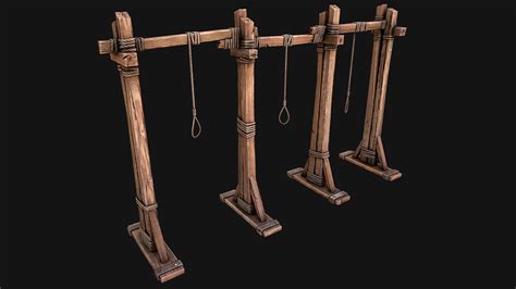 Gallows 3d Model By Dereza