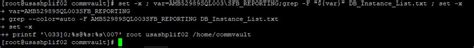Bash Unable To Match A Variable Using Grep Because Of Back Slash