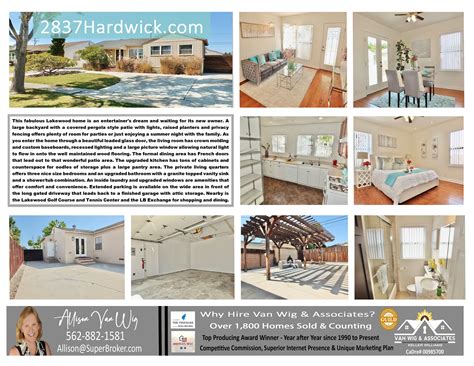 2837 Hardwick In Lakewood Is Offered By Allison Van Wig Of Van Wig And Associates