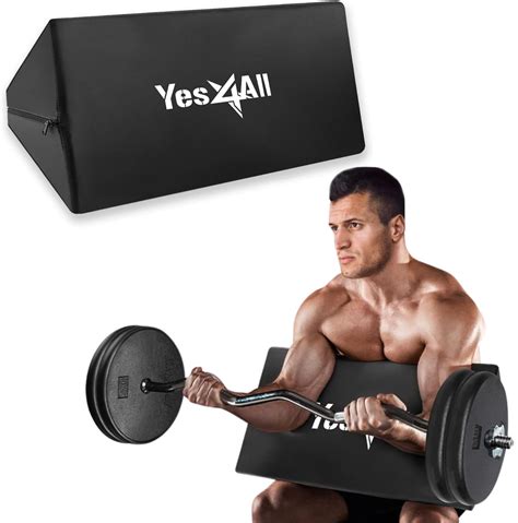 Yes4all Foam Preacher Curl Pad Simple Version Of Preacher Curl Weight Bench For Arms Biceps