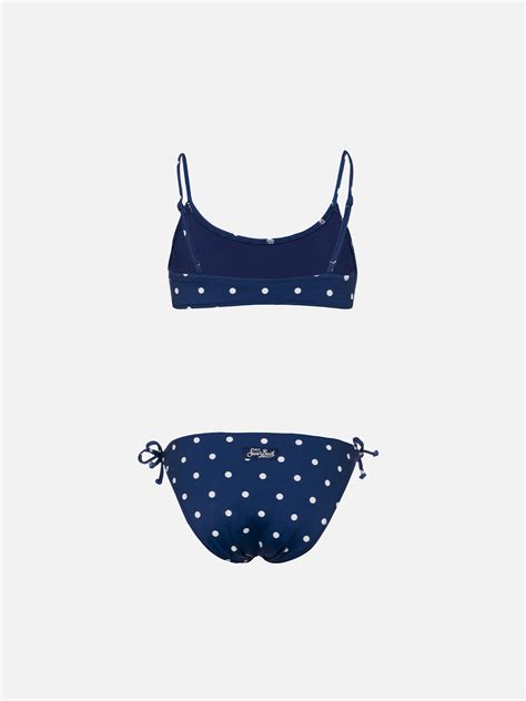 Girl Polka Dots Bralette Bikini Jaiden Mc2 Saint Barth