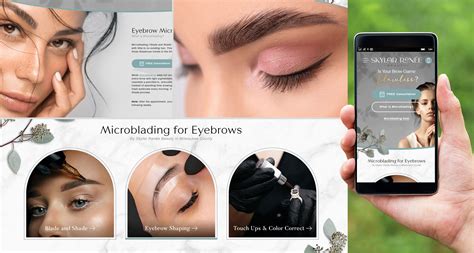 Skylar Renee Beauty Website Design Local Waukesha Web Developer For Microblading Inet Web