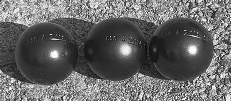 Boules De Pétanque En Acier Carbone