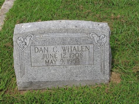 Daniel Coleman Dan” Whalen 1908 1953 Find A Grave Memorial