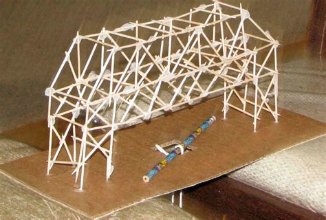 Building Toothpick Bridges A Lesson Plan Eva Varga Computer