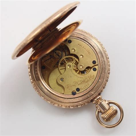 1897 Elgin 18k Gold Pocket Watch Property Room
