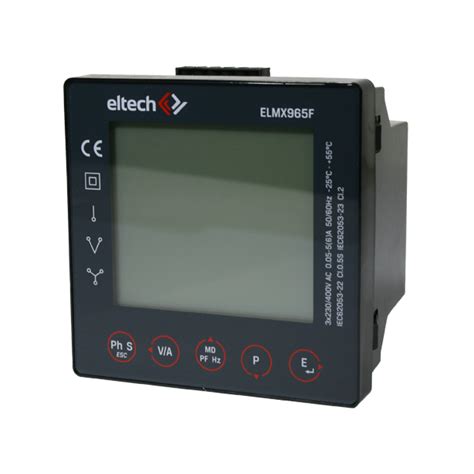 Panel Mount 3p Ct Meter Single Wired Connection Class 05s Rs485 Modbus