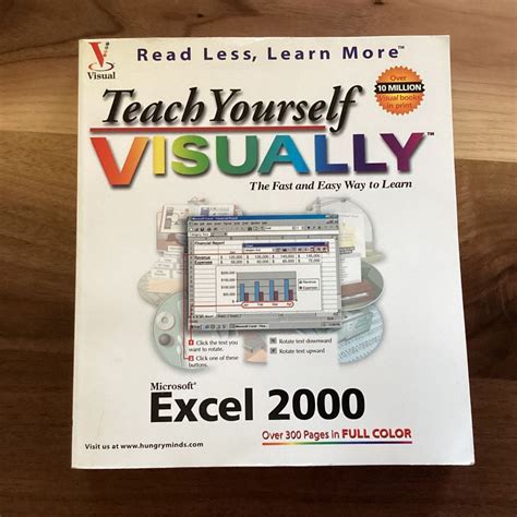 teach yourself microsoft excel 2000 visually by ruth maran kelleigh wing