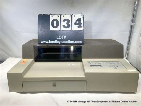 Vintage Hp 7550a Graphics Plotter Scratches Dents Dings Rubs Used