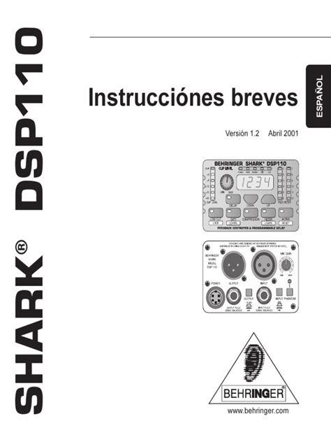 Behringer Shark Dsp110 Pdf