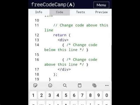 Render State in the user interface - Basic React freeCodeCamp - YouTube