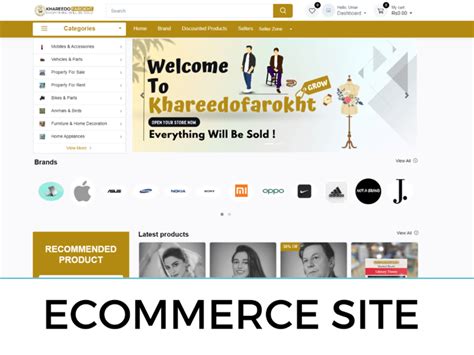 A Beautiful Laravel Website E Commerce Website Store Blog Upwork
