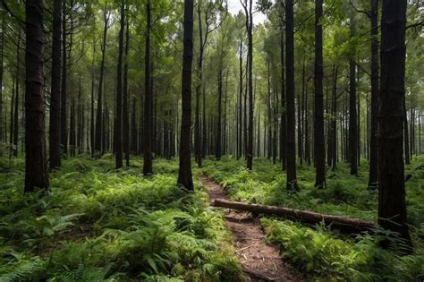 Default Forest Regeneration Areas Premium Ai Generated Image