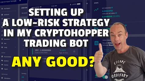 Cryptohopper Setting Up A Low Risk Strategy Trading Bot Results