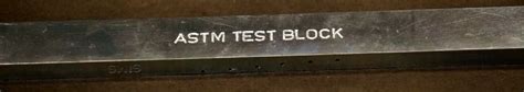 Aluminium Astm Test Block For Electronic Use Feature Easy To