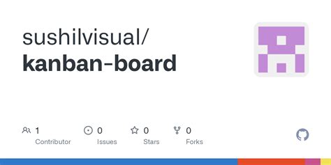 Github Sushilvisual Kanban Board