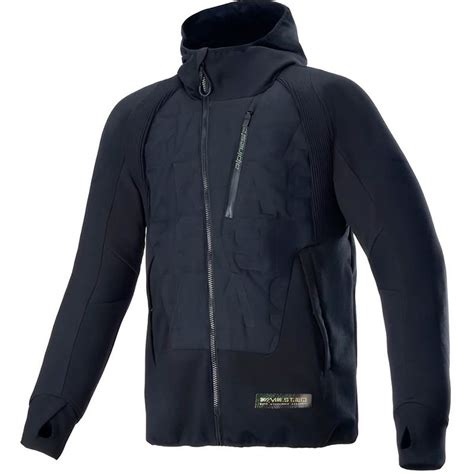 Jaqueta Alpinestars Most Eq Hybrid Hooded Preto Motobr