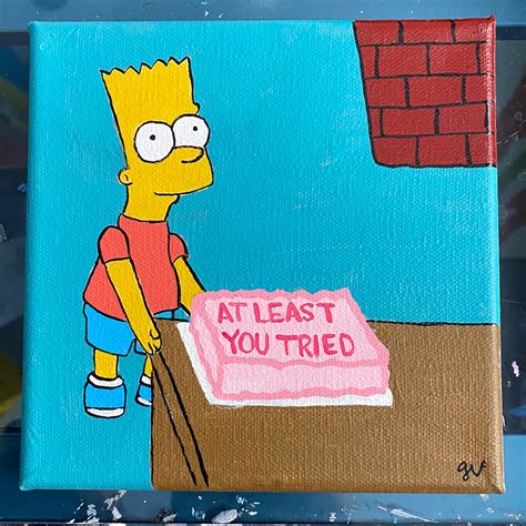 At Least You Tried Meme Bart
