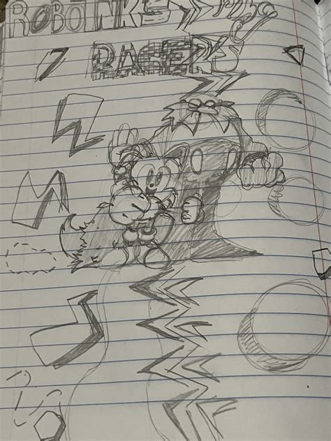 Ring Racers Jp Boxart Concept Sketch Fanmade R Srb2