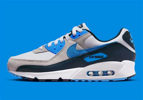 Nike Air Max 90 Whiteuniversity Bluedark Obsidian
