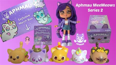 New Aphmau Exclusive Merch Mystery Meemeows Plush Series 2 And Doll Youtube