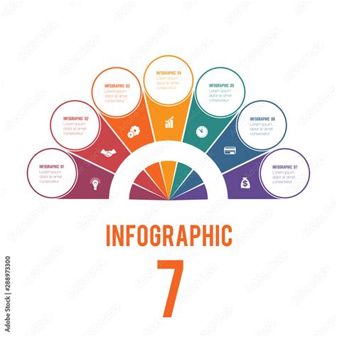 Elements Of Infographics Conceptual Cyclic Processes Possible To Use