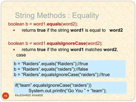 Java String Class Ppsx